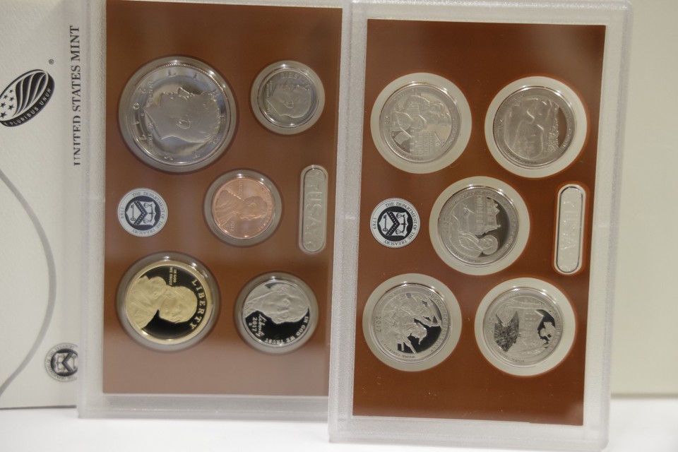 2017 Clad Proof Set U.S. Mint Original Government Packaging OGP COA ...