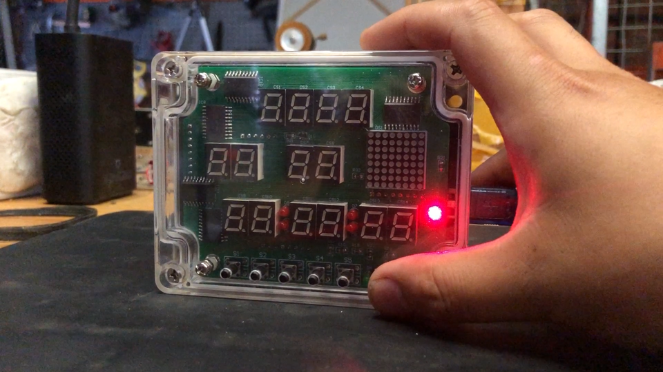 Multi function digital Clock LED dot matrix Alarm clock | eBay