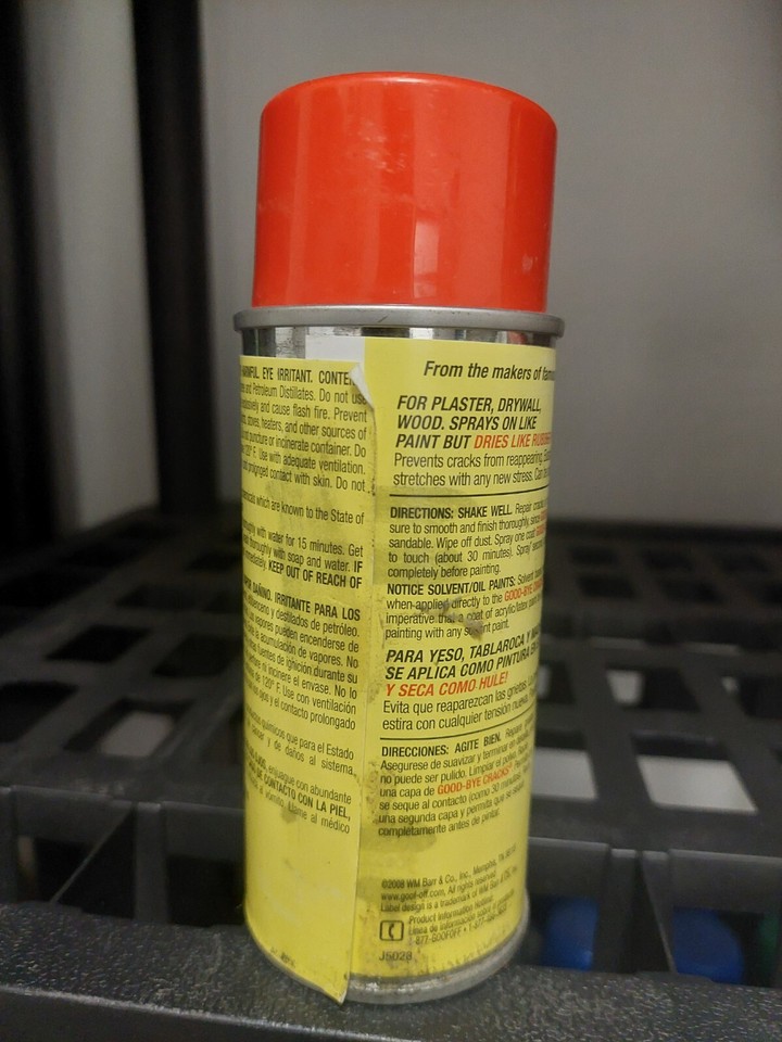 Good Bye Cracks Elastic Spray On Crack Cover 4oz from Goof Off ...