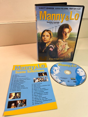 Manny & Lo DVD + Insert, 1996 Sister Comedy, Scarlett Johansson Aleska Palladino 43396009875| eBay
