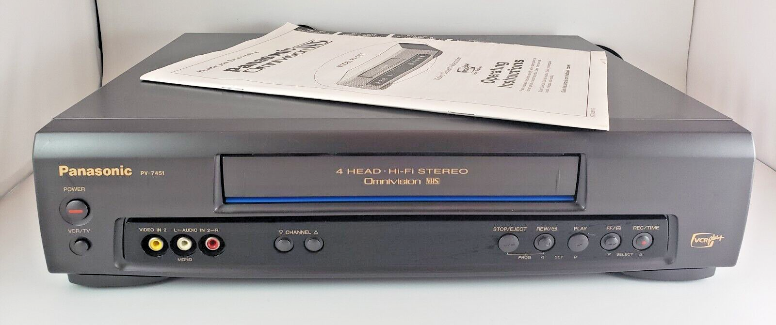 Panasonic PV-7451 VHS VCR for sale online | eBay