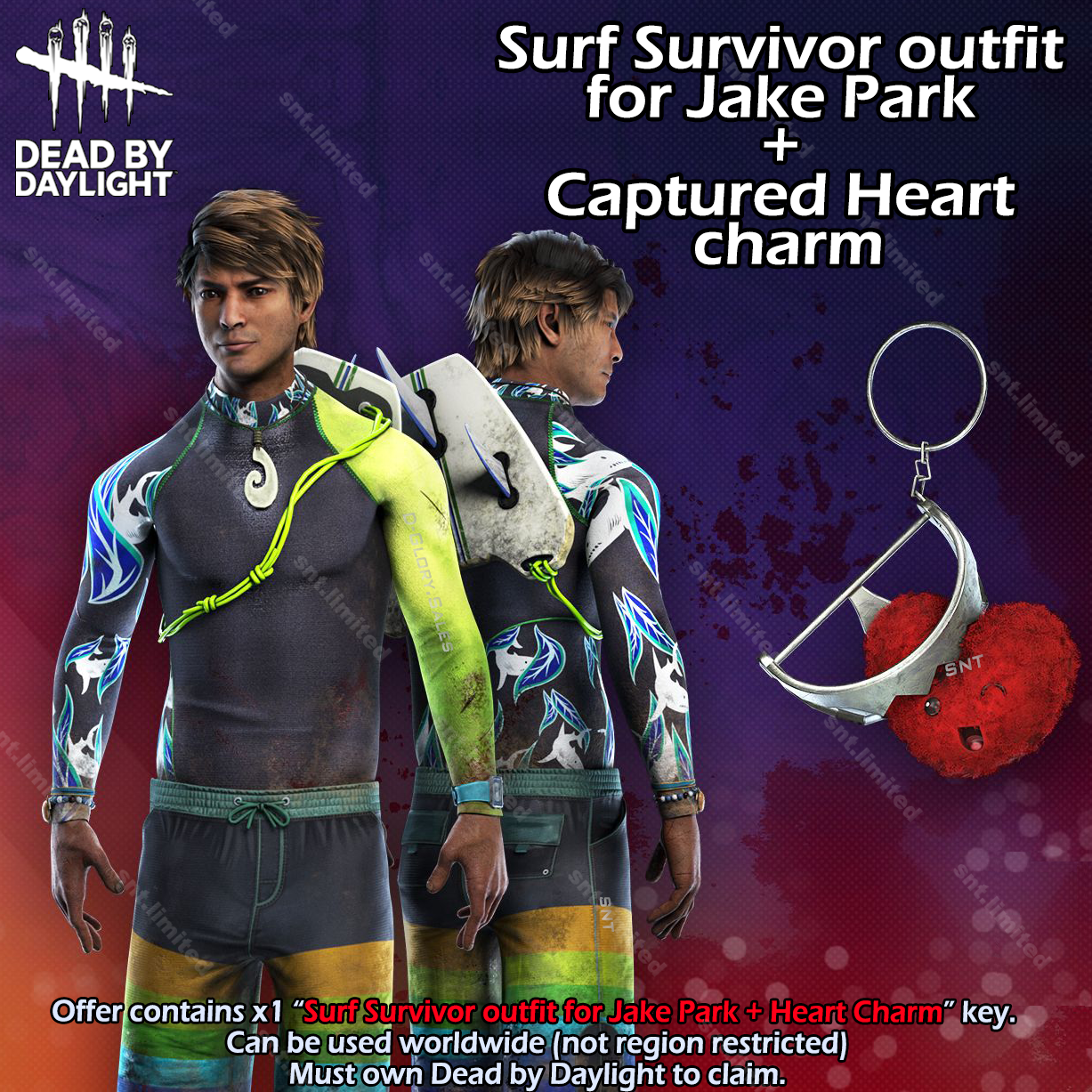 Dead by Daylight - Hooked on You DLC (Surf Survivor for Jake & Heart ...