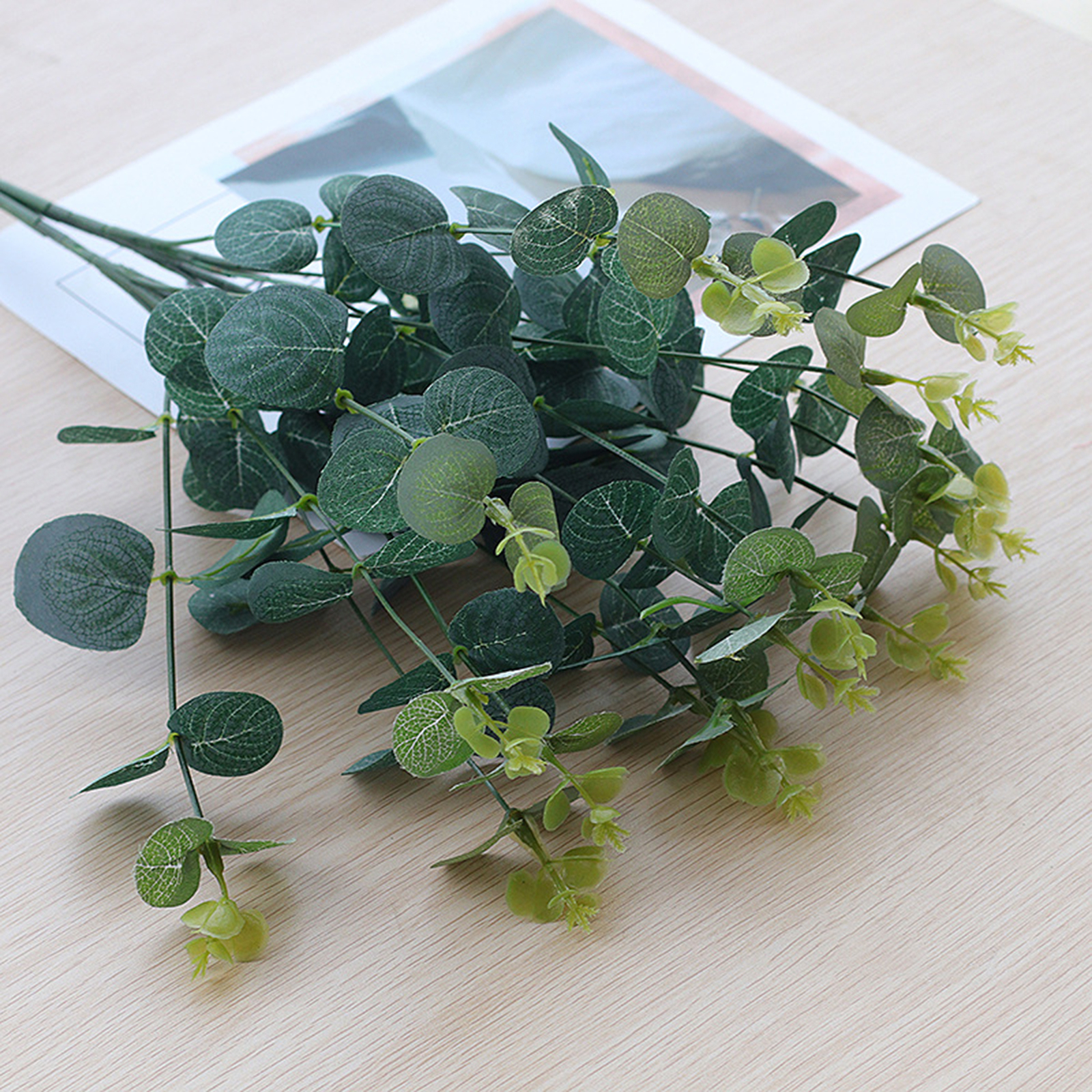 1 Bouquet Artificial Plant Non-withered Decorative 4-fork Artificial ...