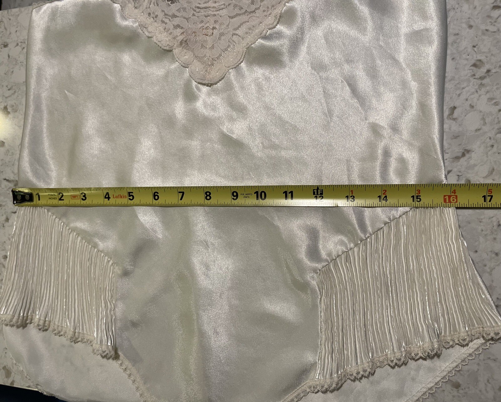 Vintage ESCAPADES White Satin One Piece Teddy Lingeri… - Gem