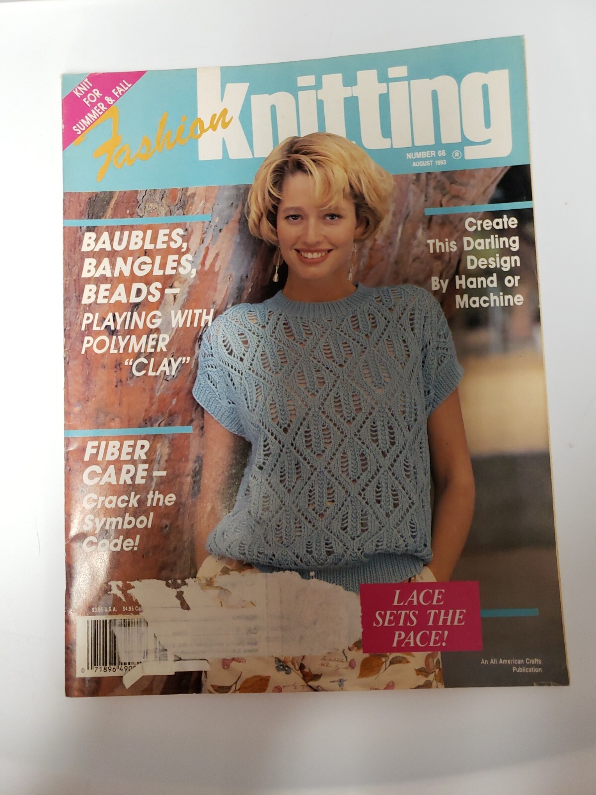 Fashion Knitting Magazine August 1993 No 66 | eBay