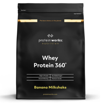 Protein Works Whey Protein 360 Powder Blend Banana Milkshake 40 ...