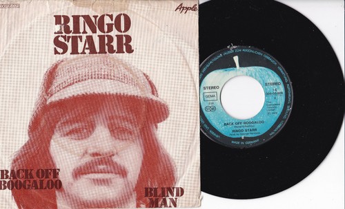 Ringo Starr ‎-Back Off Boogaloo/Blind Man - 7" 45 Apple Records | eBay