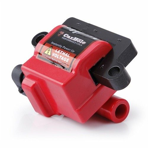 8 Spark Plugs & 8 Red Square Ignition Coils For Chevy for LS2 LS4 LS7 ...