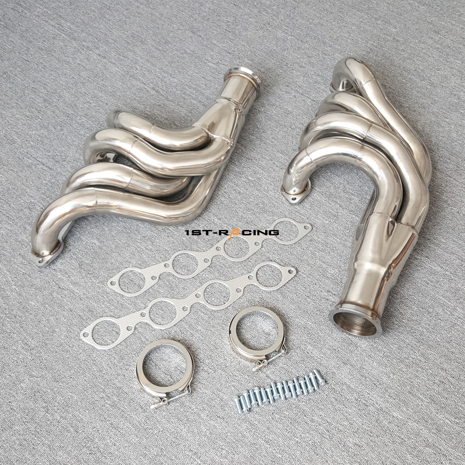 Exhaust Headers 3.5" ID V-band Outlet For Chevy BBC 396 427 454 507 572 ...