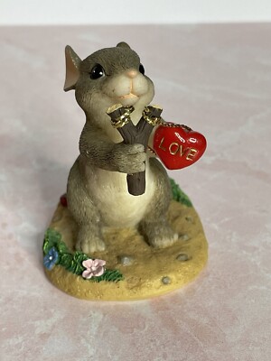 Charming Tails "Give Love A Shot" 84/109 BY ENESCO Valentine No Box | eBay