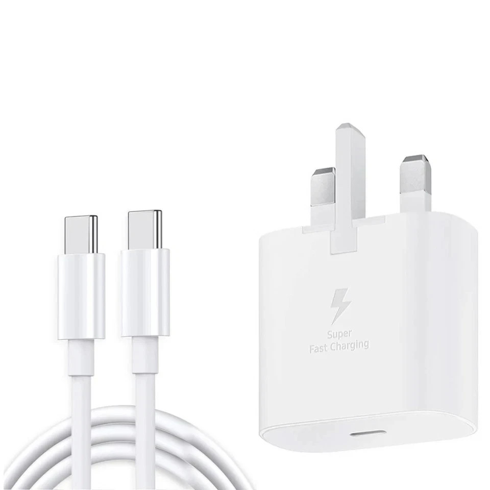 45W Super Fast Charger Adapter Plug & Cable For Samsung Galaxy Phones ...