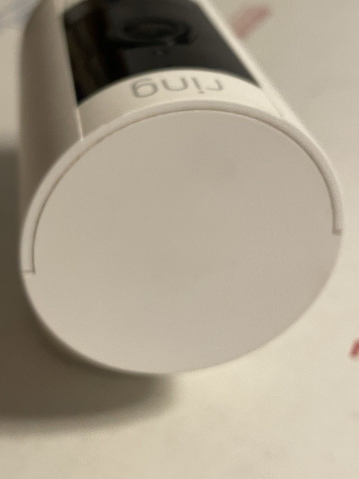 Ring Stick-Up Cam 5UM7E5 Security Camera 1080p - White - Wall Camera w ...