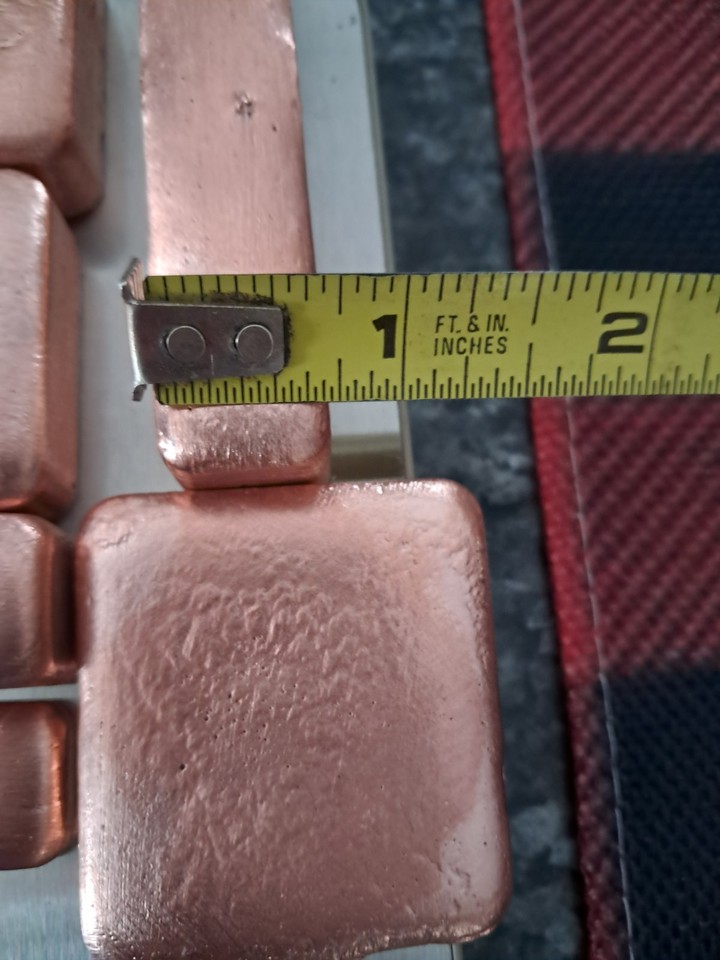unique hand poured copper bars. poured by ordained minister. | eBay