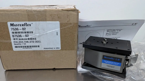 MasterFlex 7536-02 Multichannel Pump Head MFLX07536-02 2-Channel L/S ...