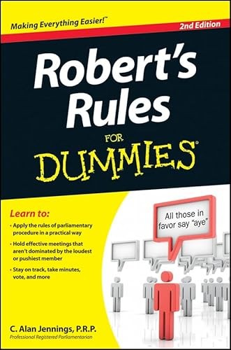 Robert's Rules for Dummies + Website 1118294041 | eBay UK
