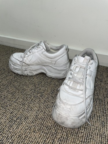 Zara Chunky High Platform Boot 3 Inches Trainers White Size AU 7 RP ...