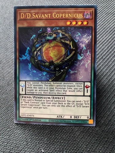 x3 D/D Savant Copernicus GFP2-EN076 Ultra Rare YuGiOh | eBay