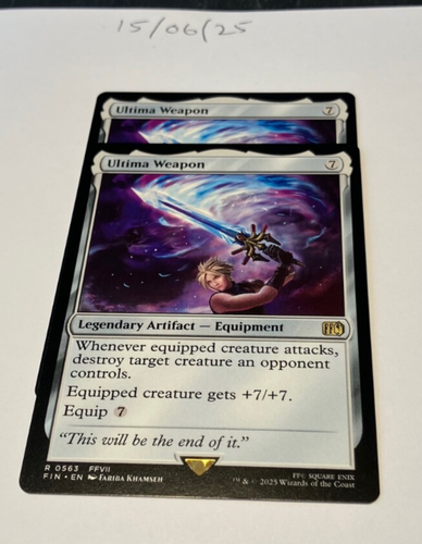 Magic the Gathering MTG Ultima Weapon x2 Rare Cards NM/M Final | eBay