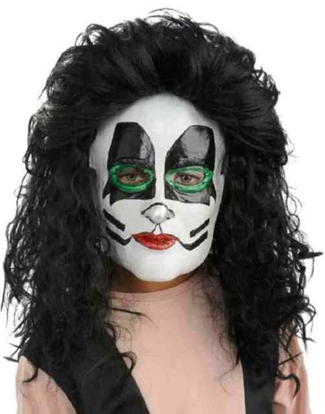 Kiss The Catman Halloween Costume 1 2 Mask for sale online | eBay