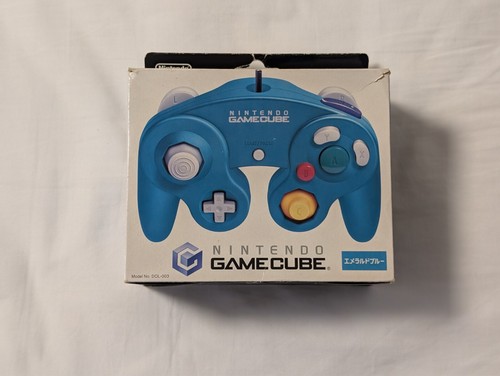 Official Nintendo Gamecube Controller Emerald Green/Blue (Japanese with ...