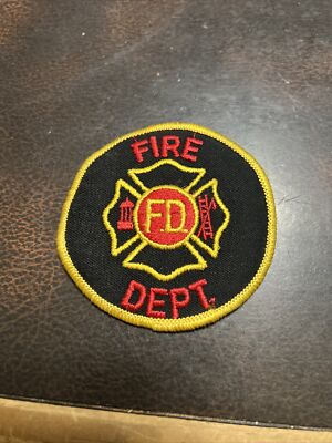 Vtg Obsolete Fire Department Patch | eBay