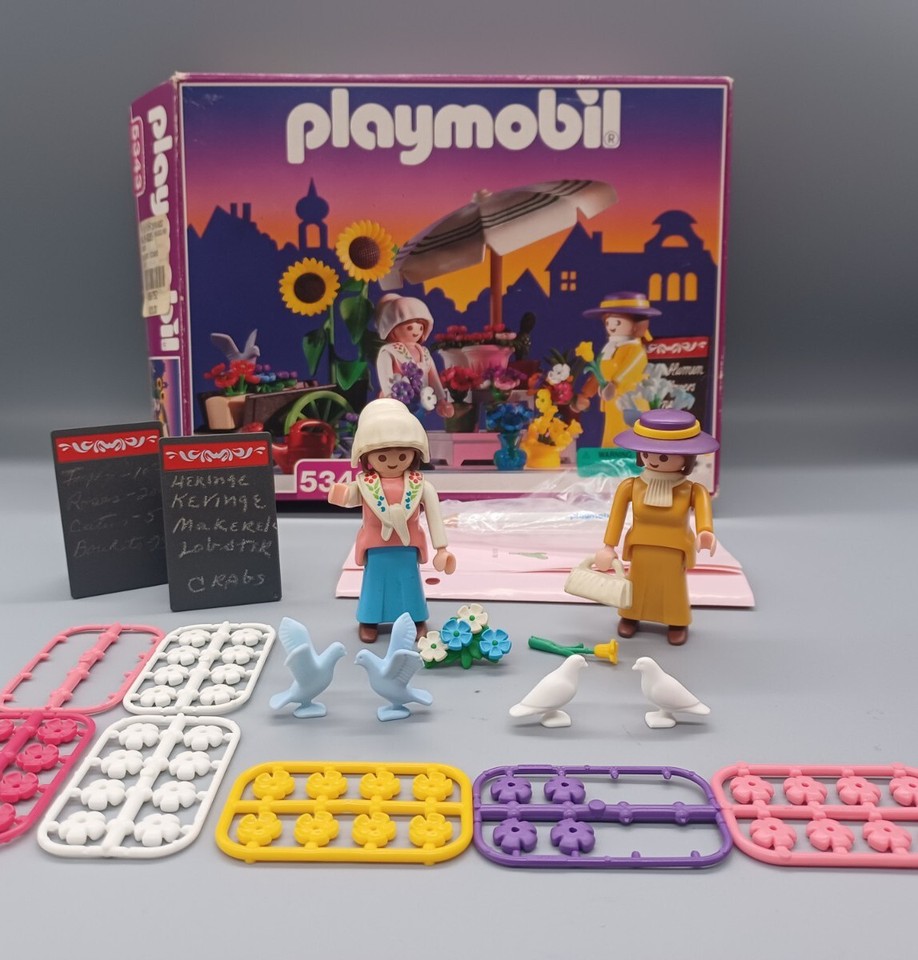 Playmobil #5343 Victorian Flower Shop Incomplete | eBay