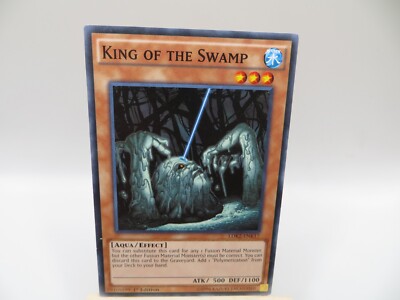 Yu-Gi-Oh Rare Card King of the Swamp LDK2-ENK17 1st Edition 1996 #42 ...