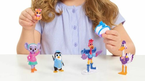 Disney Junior T.O.T.S. Tots Friends Figure Set - Freddy, Pip, KC, Mia ...