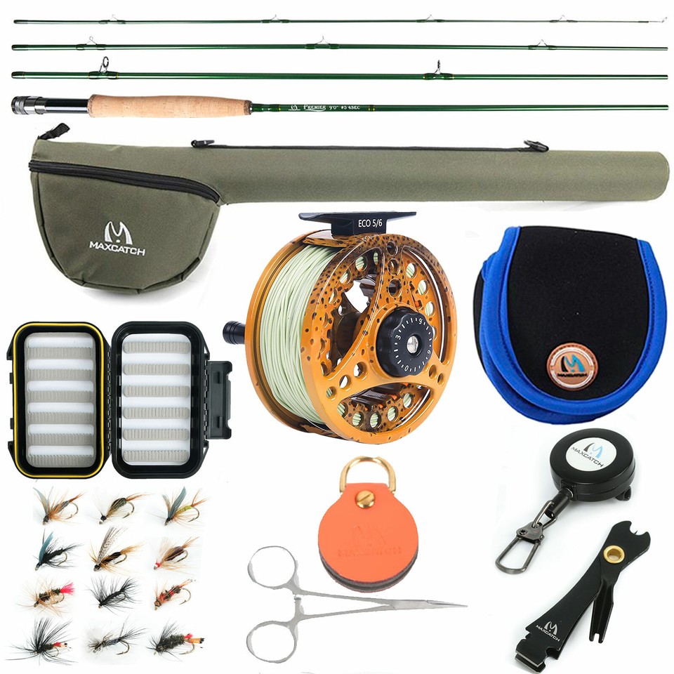 Maxcatch Premier 3-12WT 9FT Fly Fishing Rod with Tube , IM8 Carbon ...