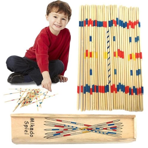 Traditional Mikado Pick Up Sticks Game Wood Pickup Party Favour ...