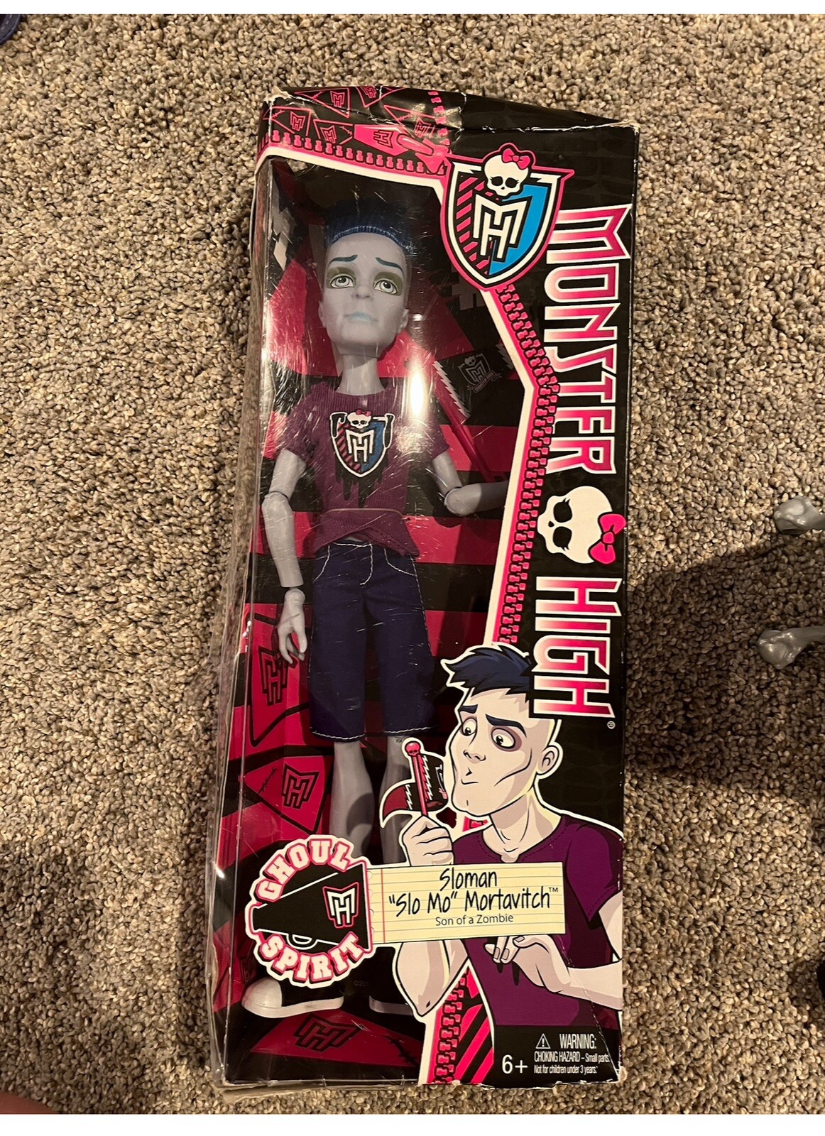 Retired Monster High SLO MO Sloman Mortavitch Boy Doll Ghoul Spirit NEW ...