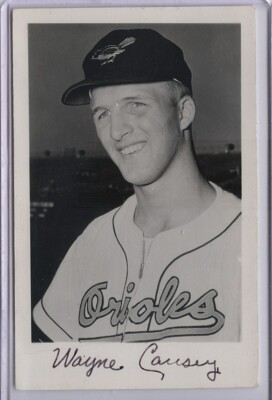1954 Baltimore Orioles Team Issued Postcard Wayne Causey Autographed | eBay