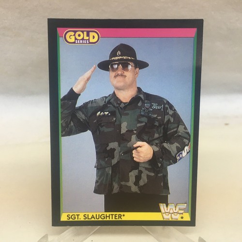 1992 Merlin Gold Series WWF - #24 Sgt. Slaughter for sale online | eBay