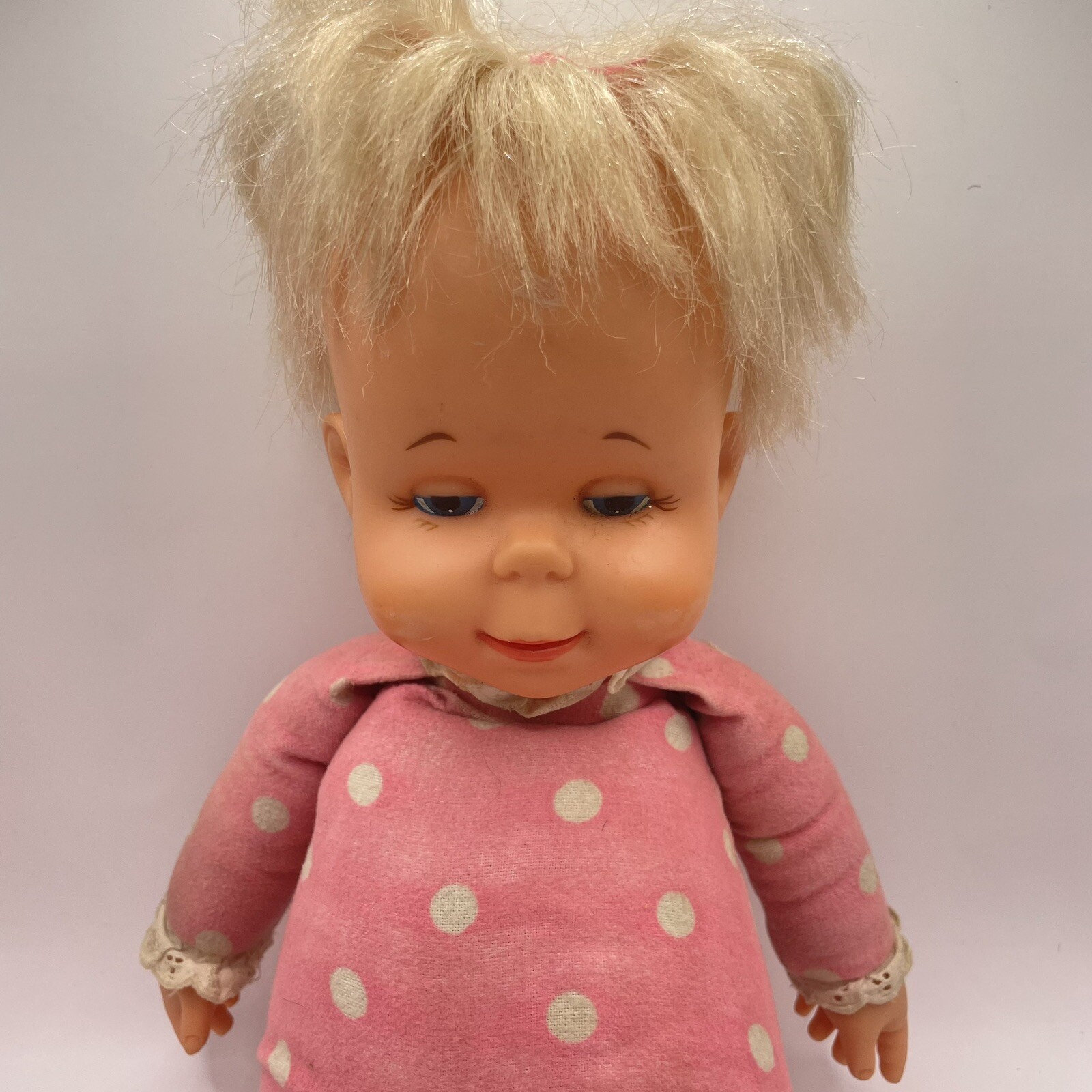 Vintage Matel 1964 Pull String Drowsy Doll - Fabric Body No Sound 1964 ...