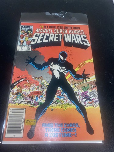 Secret Wars #8 (1984) - Origin Black Symbiote Suit - Marvel Super ...