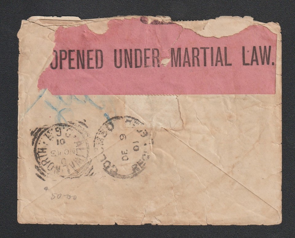 1901 Boer War Cover Orange Free State VRI OP ZASTRON P/M To POW ...