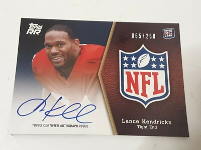 Lance Kendricks Rams Packers Patriots Chargers 2011 Topps RR Certified ...