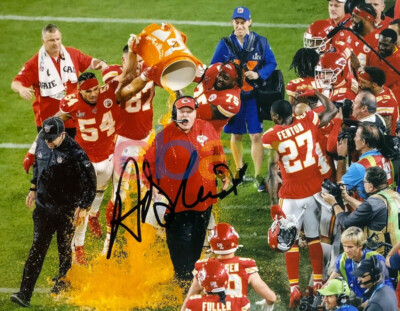 Andy Reid Signed Autographed 8x10 Photo Kansas City Chiefs KC Champs ...