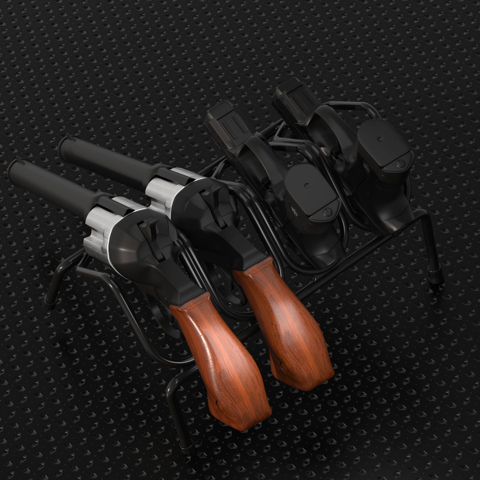 Pistol Rack for Gun Safe, Gun Rack for 4 Handgun Pistol Holder for Gun ...