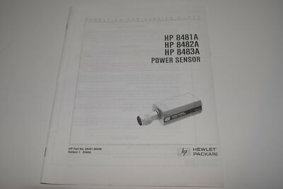 Sensors - Hp 8482A Power Sensor