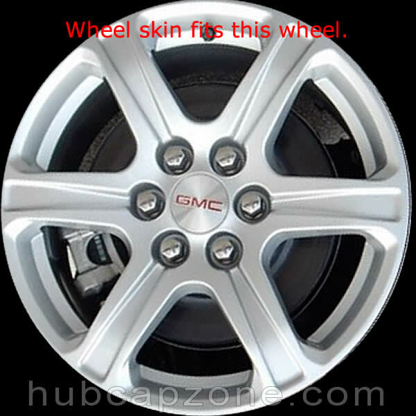 Black GMC Acadia Wheel Skins Hubcaps 17" 2018-2019 GMC Acadia Wheel ...