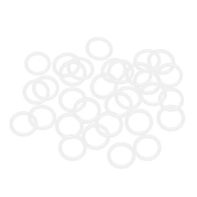 Silicone O-Rings 18mm OD, 13.2mm ID, 2.4mm Width, Seal Gasket White ...