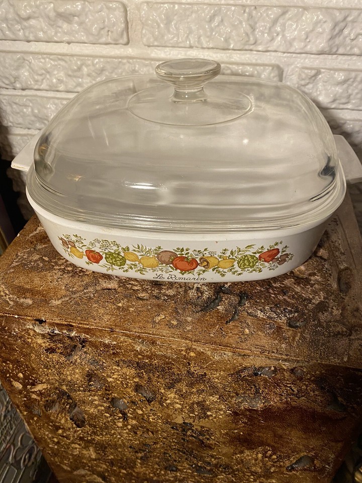 Vintage Corning Ware 1960’s Spice of Life Pyrex La Romarin Casserole ...
