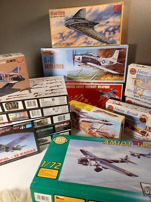 Vintage open box models, airplanes, space, tanks, guns and more ,You ...
