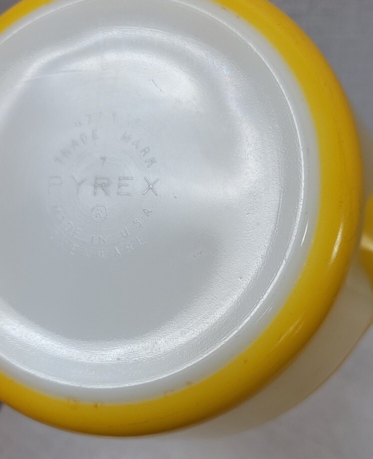 Vintage Pyrex 473 1 Qt Ovenware Yellow Round Casserole Baker No Lid 7 5 ...