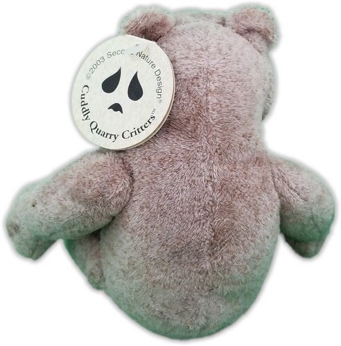 6" SECOND NATURE DESIGN CUDDLY QUARRY CRITTERS BEAR TAN BROWN NWT PLUSH ...
