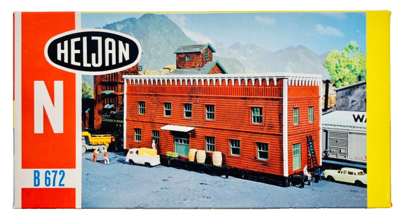 Vintage NOS Heljan N Scale Furniture Factory Unassembled Kit B672 | eBay