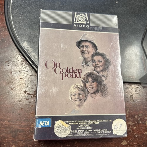 On Golden Pond (Betamax, 1982) Jane Fonda Drama FOX Drawer Box Beta NOT ...