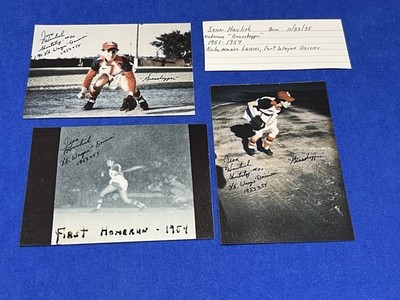 Vintage AAGPBL Signed Baseball Index Card Lot Jean Havlish Fort Wayne ...