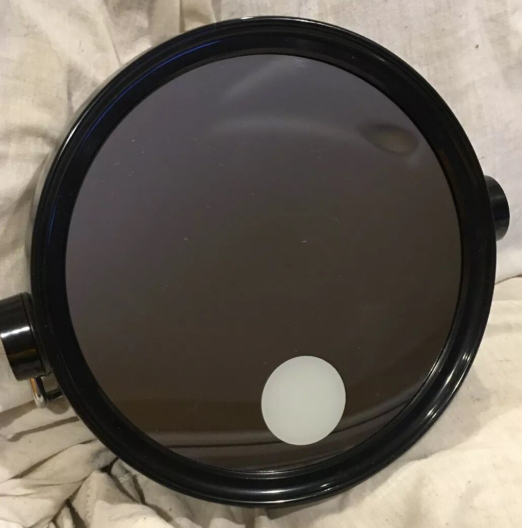 Vintage Sears Makeup Mirror Lighted Wall Mount & Magnified 9” Round ...